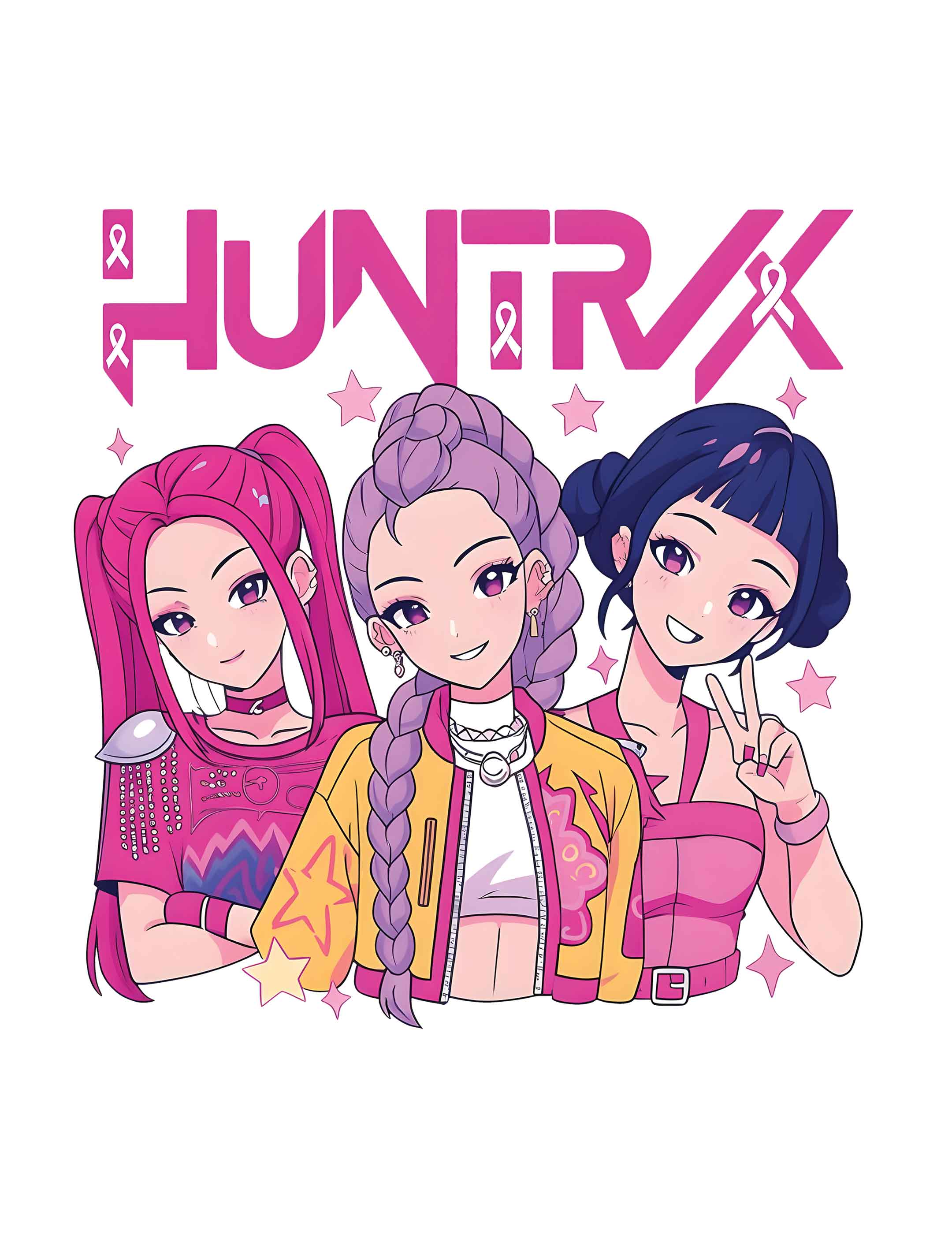 Huntrix Pink Edition strijktransfer | DTF transfer | Rebel Studio